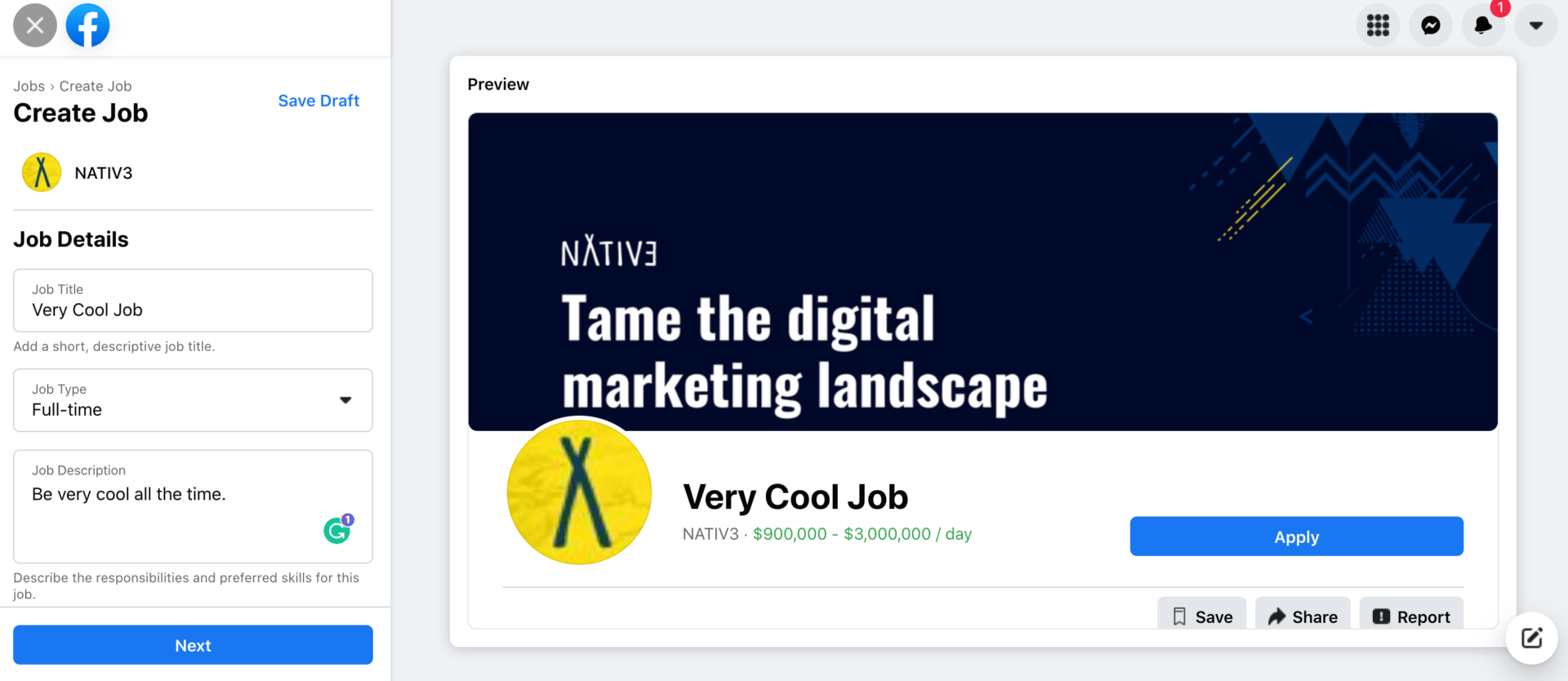 How To Run Help Wanted Ads On Facebook - Nativ3